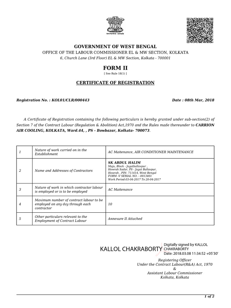 Labour License | PDF