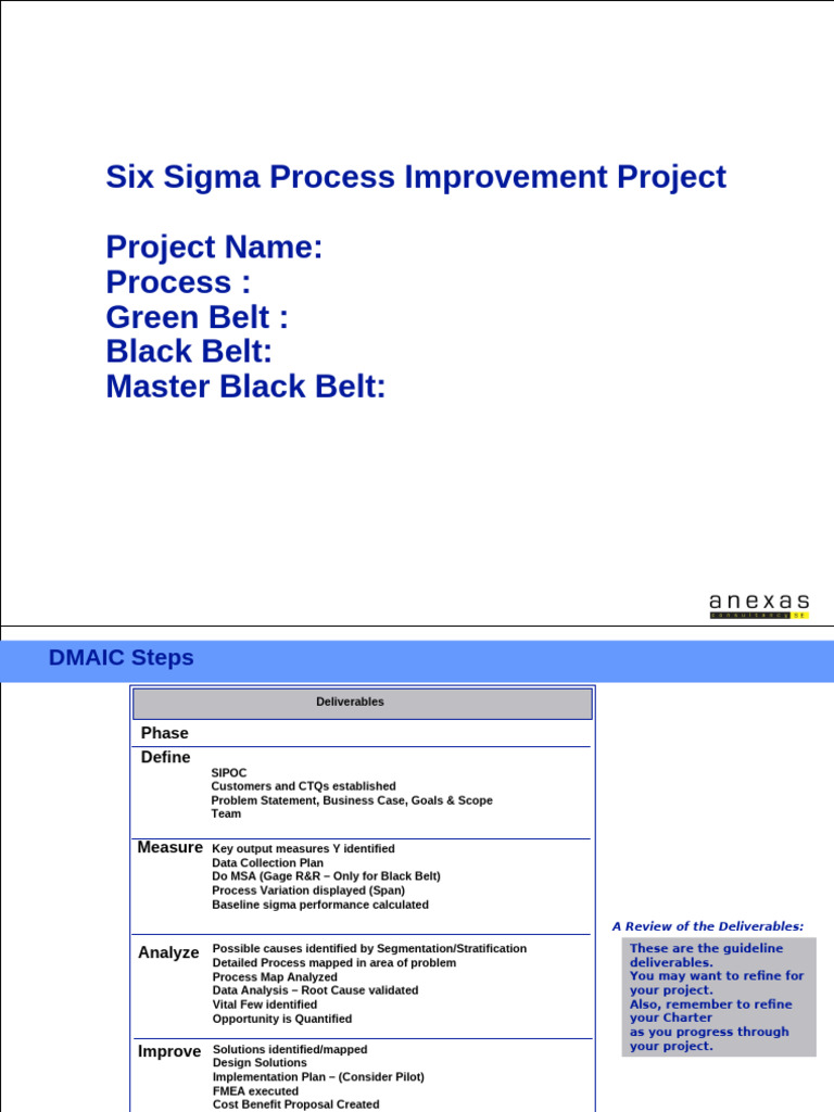 Project Quality Template | PDF