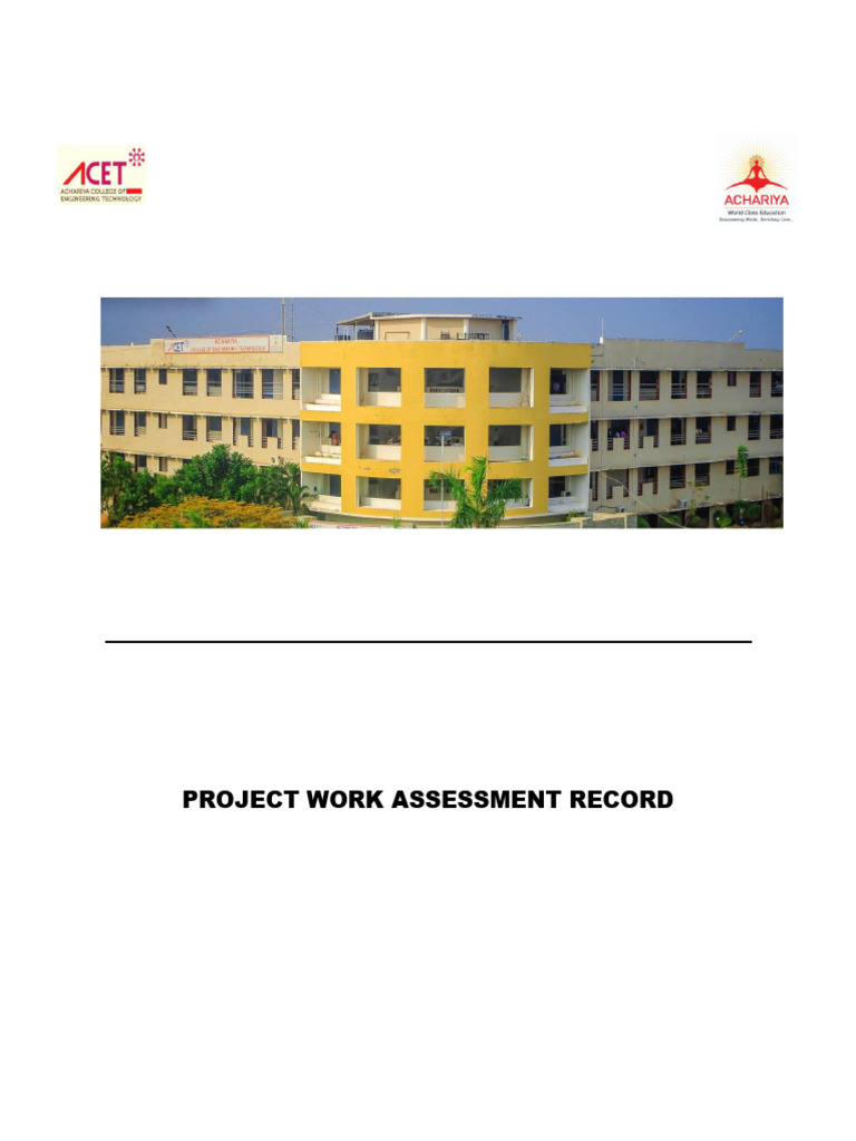 Anand Project Assessment | PDF