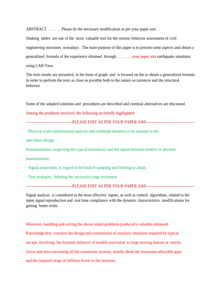 ABSTRACT 1 Intro | PDF