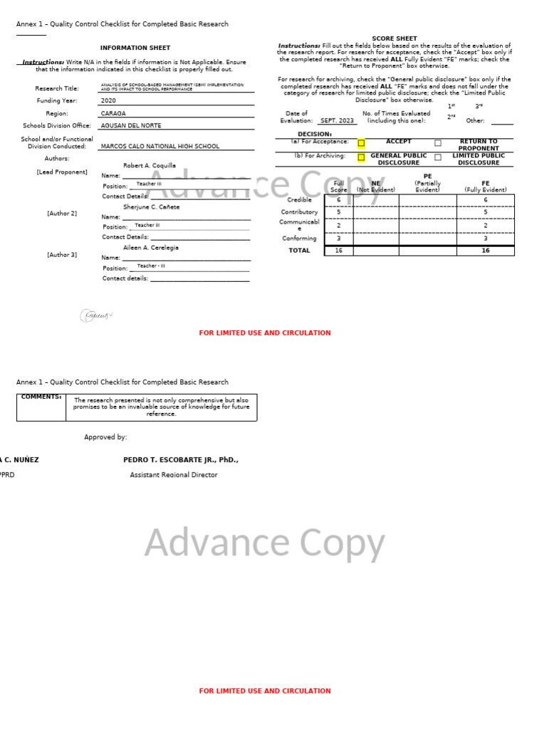 QCC For Completed Basic | PDF