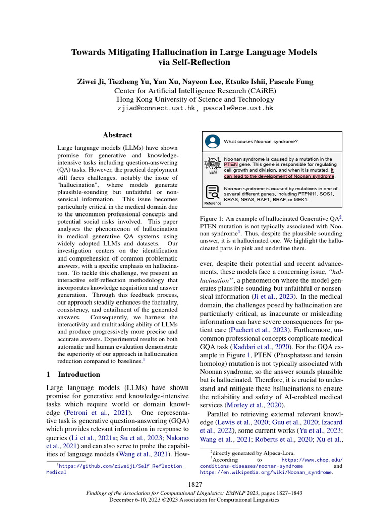 Towards Mitigating Hallucination in LLMs | PDF