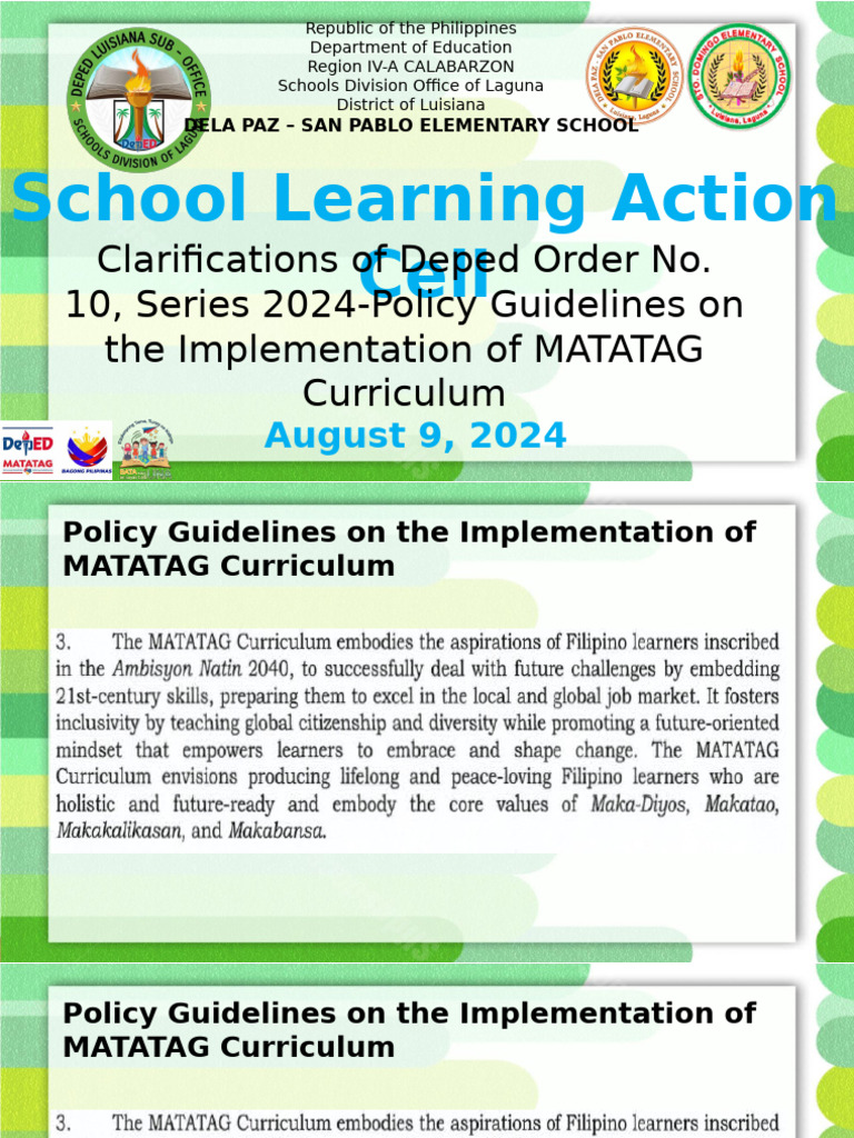 Mata Tag Curriculum | PDF