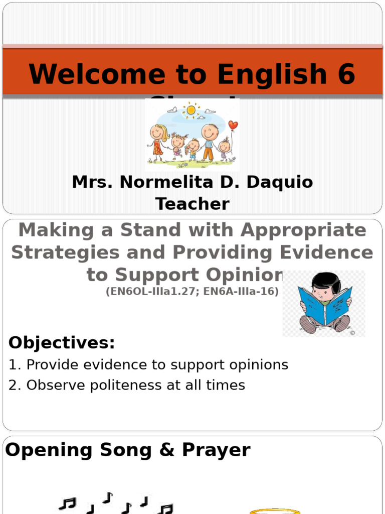 English 6 Lesson 19 | PDF