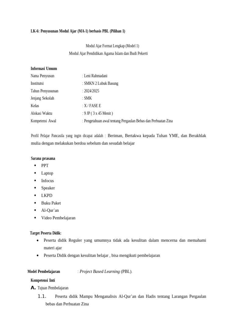 Lk 6 Leni Rahmadani Revisi Pdf