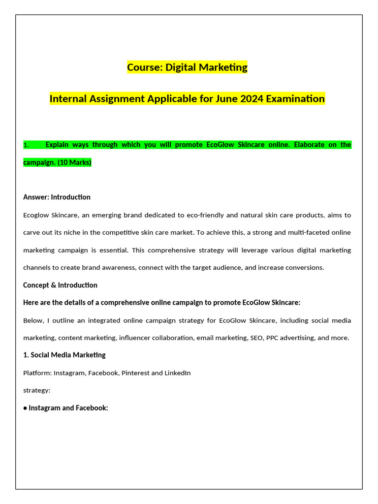 Digital Marketing - Ga | PDF