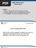 Practice Note On Applications Under Section 54 of The PFMA by Public ...