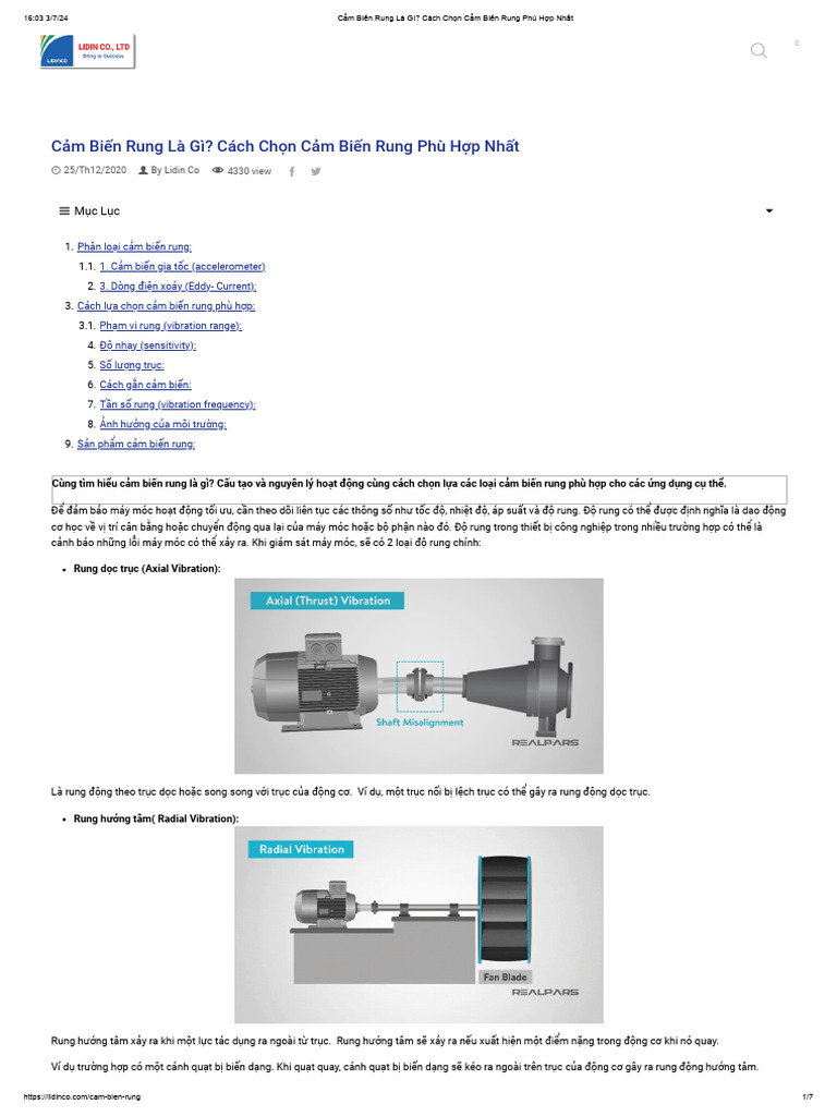 Cảm Biến Rung Là Gì - Cách Chọn Cảm Biến Rung Phù Hợp Nhất | PDF