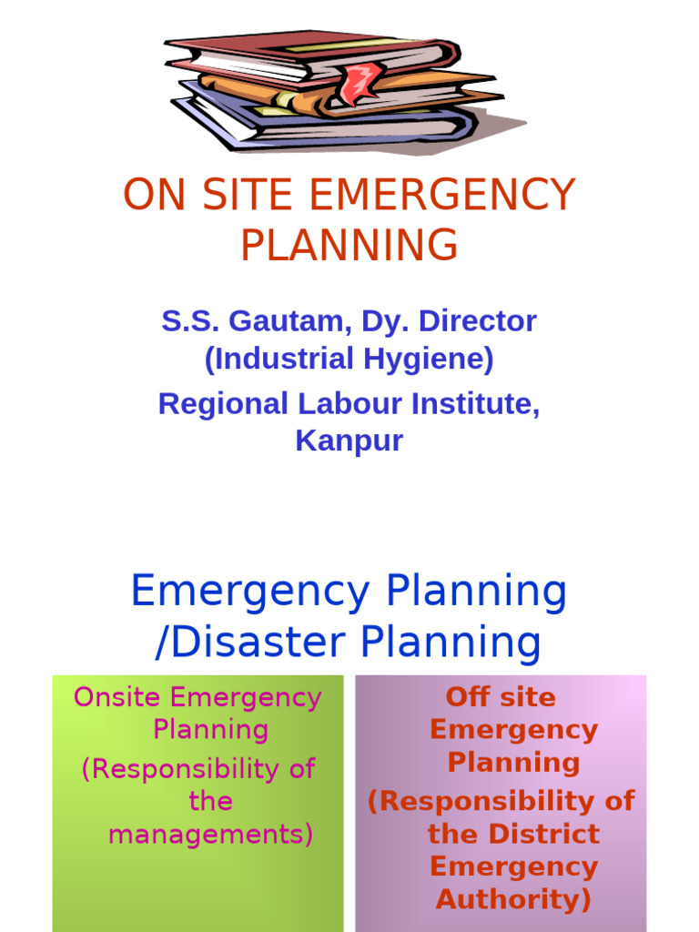 (English) On Site Emergency Planning | PDF