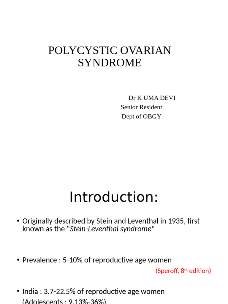 PCOS | PDF