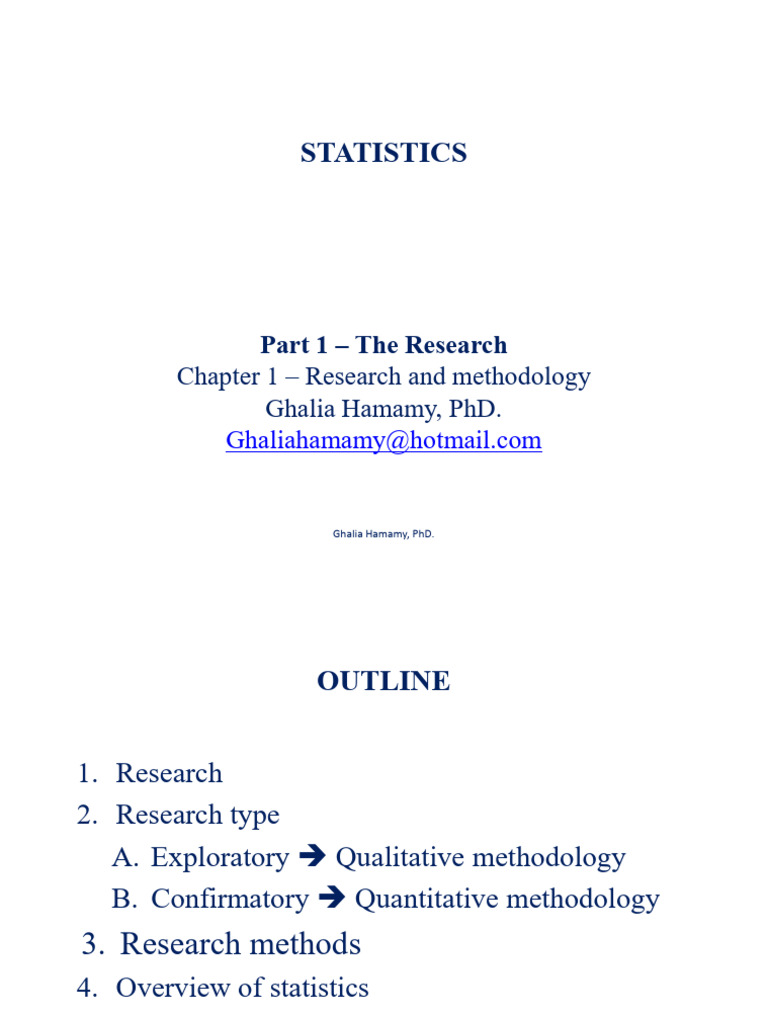 Chapter 1 - Research and Methodology | PDF