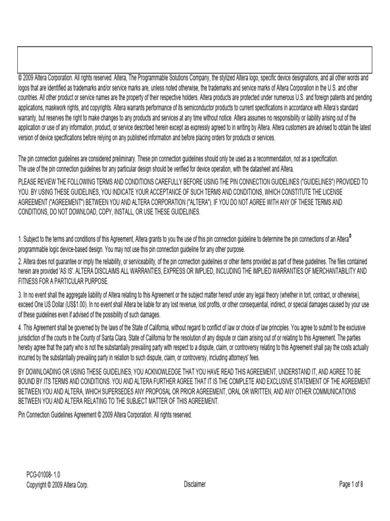 Cyclone® IV Device Family Pin Connection Guidelines | PDF