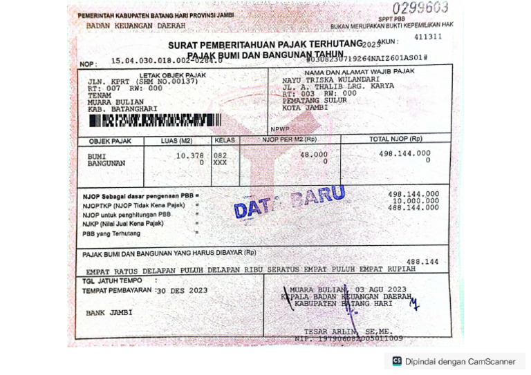 PBB Tenam 2023 | PDF