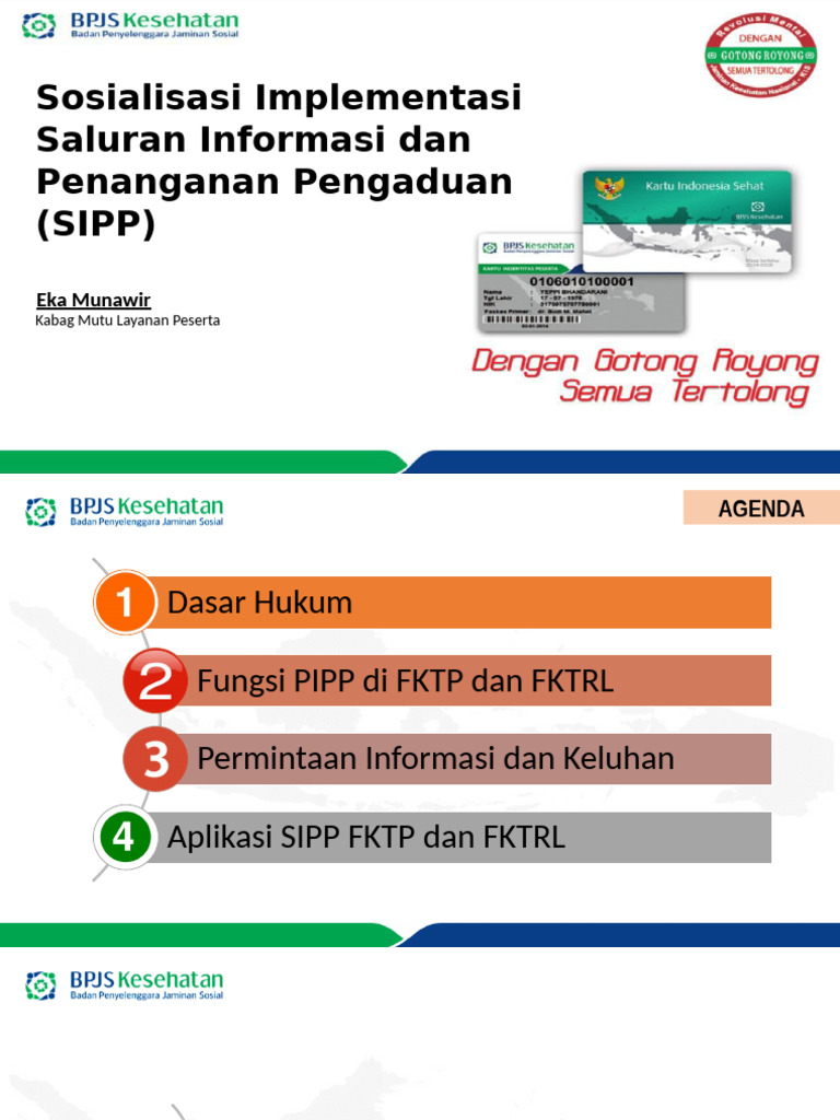 Materi Sosialisasi PIPP FKTP Mei 24 - Buton | PDF