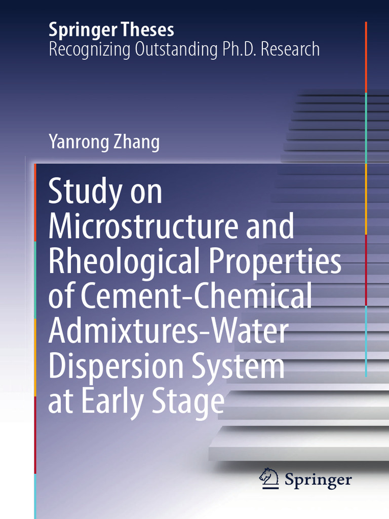 Study On Microstructure and Rheological Properties of Cement Chemical | PDF