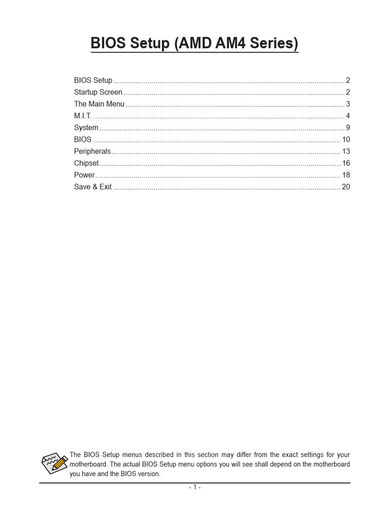 AMD AM4 BIOS - e | PDF