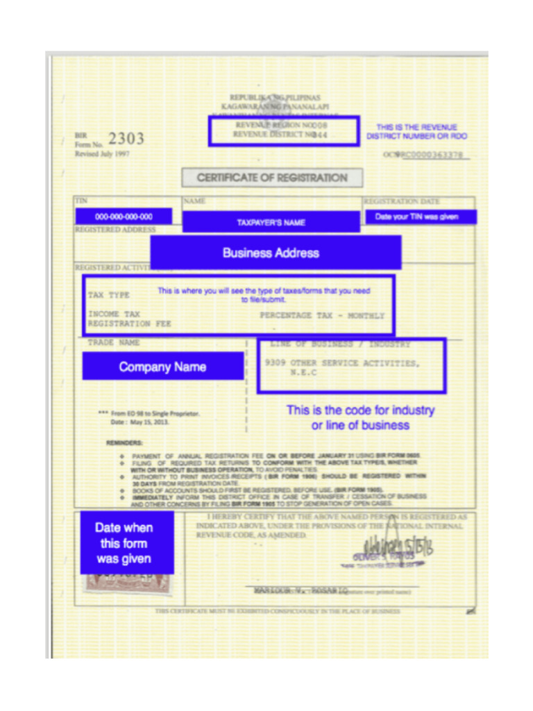 2303 Info Needed | PDF