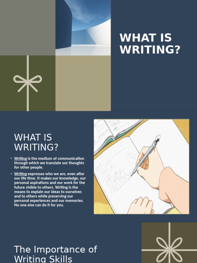What is Writing | PDF