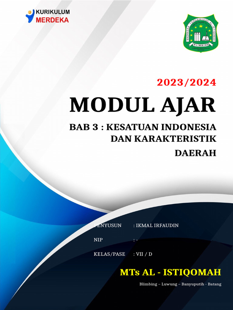 Modul Ajar PPKN Bab III - Sem 1 | PDF