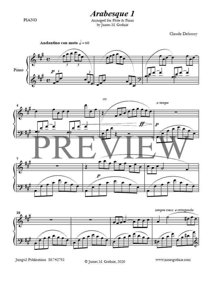 Preview: Arabesque 1 | PDF