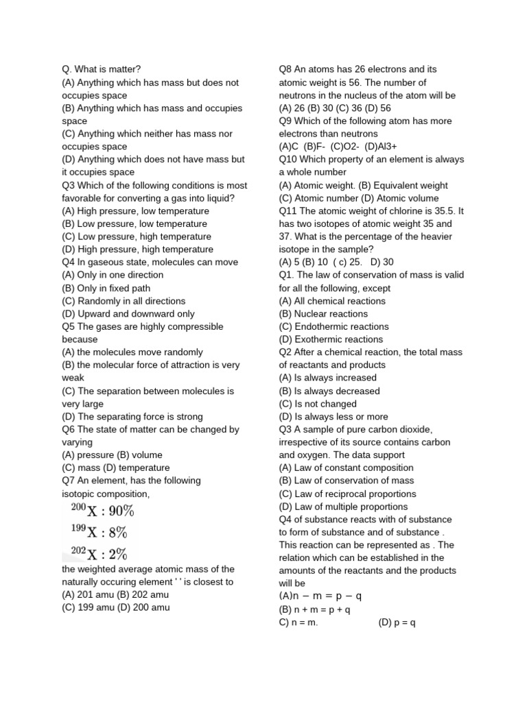 DPP Mole Concept 02 | PDF