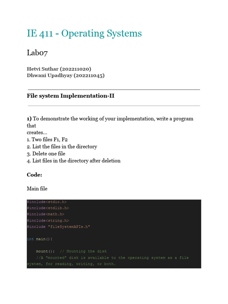 Assignment 7 | PDF