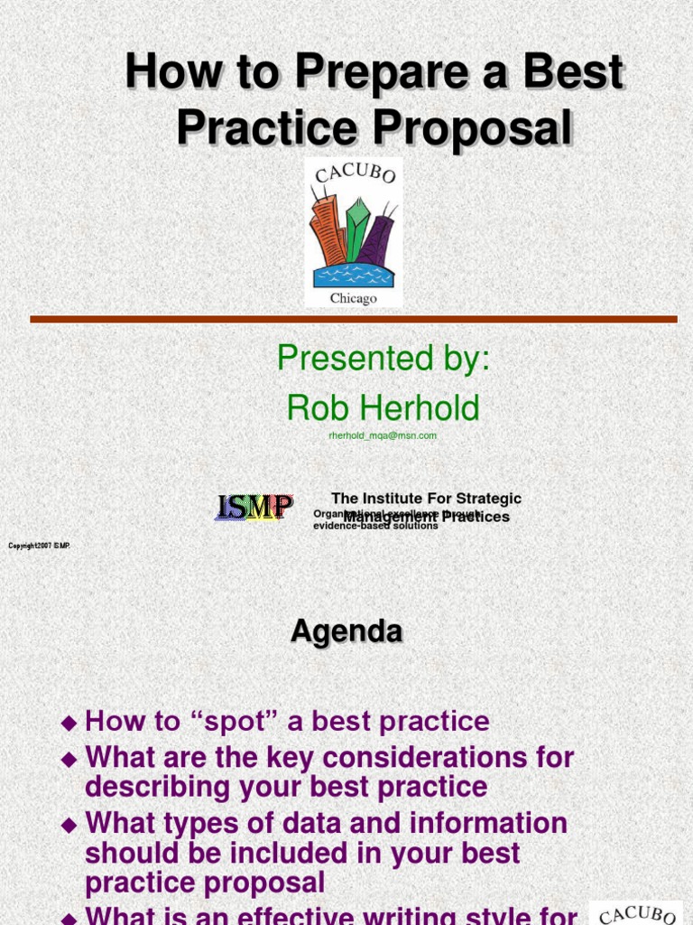 Herhold 2007 CACUBO Presentation | PDF | Evidence Based Practice ...