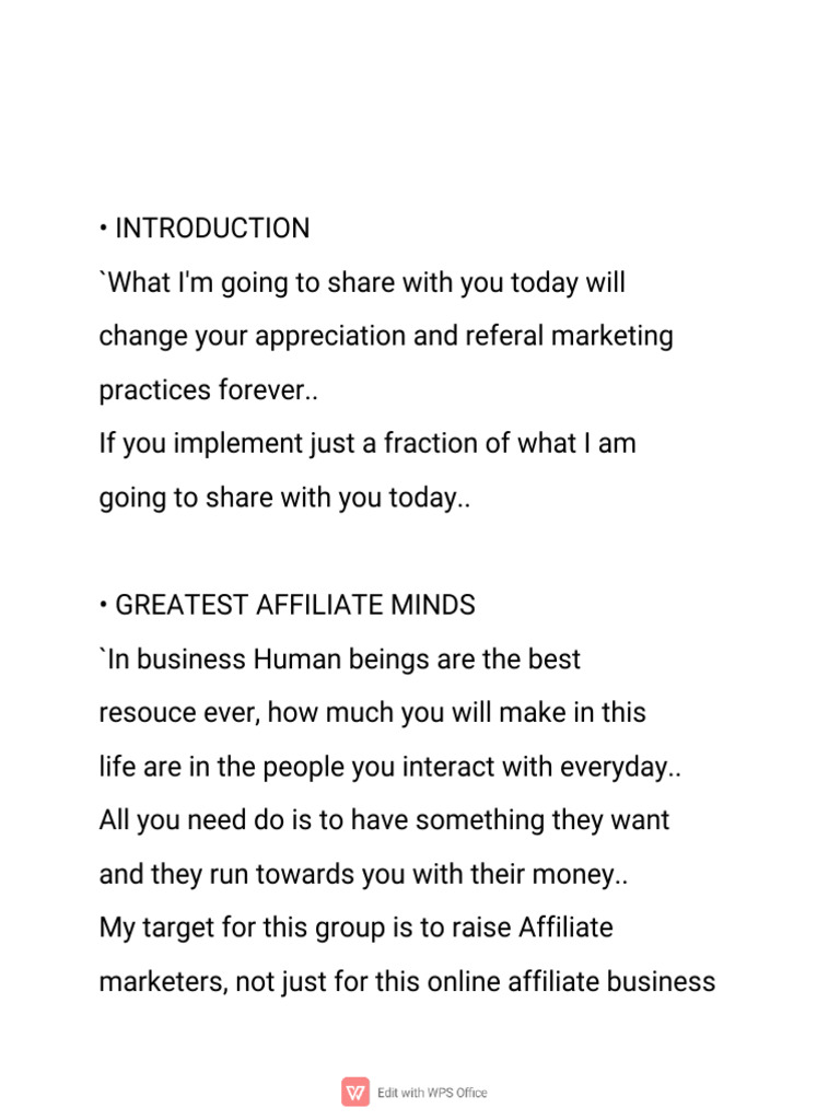 My Steps To Gain Referrals Online Easier-Wps Office | PDF