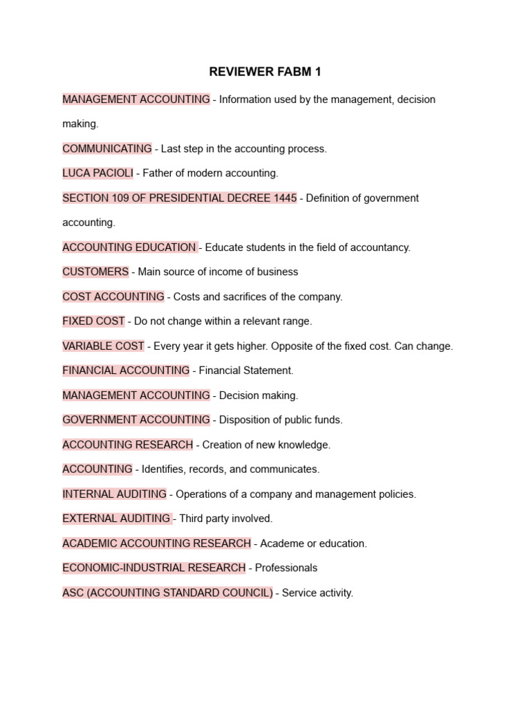 Reviewer Fabm 1 | PDF