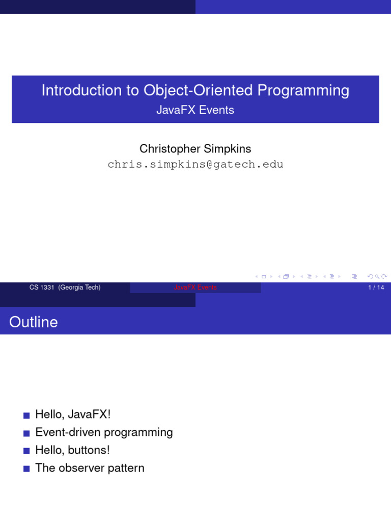 Javafx Eventos | PDF