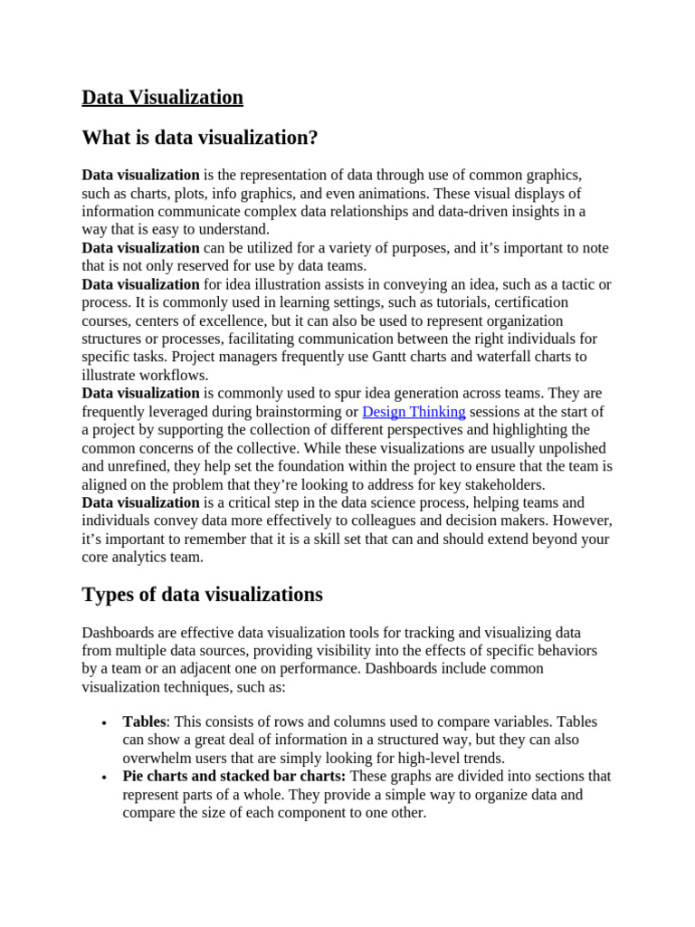 Data Visualization | PDF