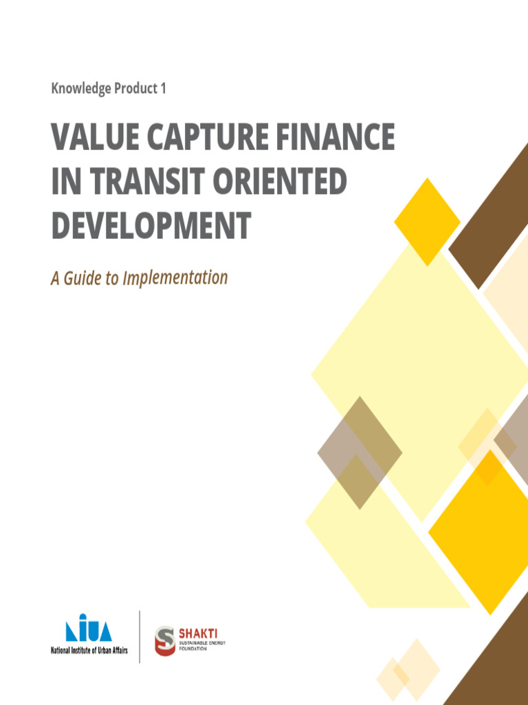 Value Capture Finance in TOD 1137923640 | PDF