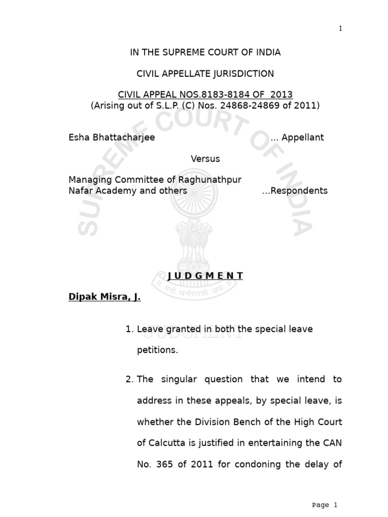 Esha Bhattacharjee Case | PDF