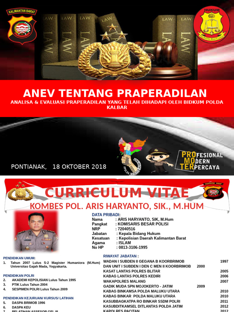 Anev Tentang Praperadilan | PDF
