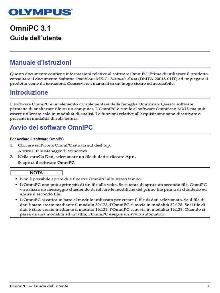 DMTA 20028 01IT - Rev - A OmniPC - 31 Users - Guide | PDF