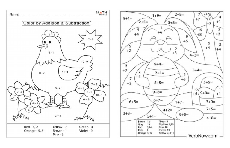 Math Coloring | PDF