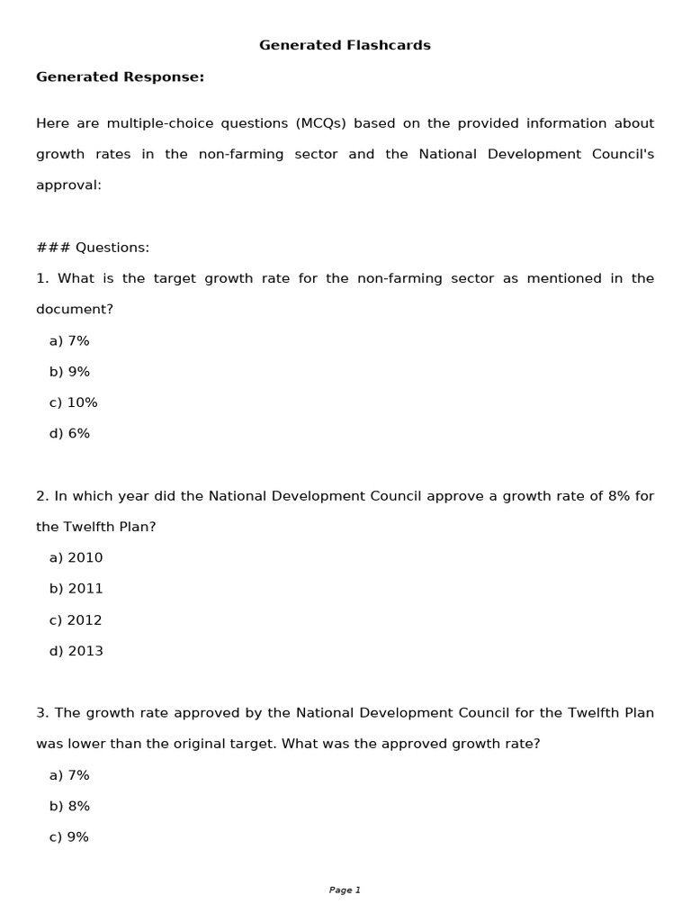 Five Year Plans | PDF