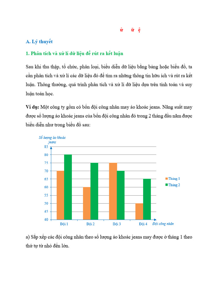 Phan Tich Va Xu Li Du Lieu Ly Thuyet Bai Tap Toan Lop 7 Canh Dieu | PDF