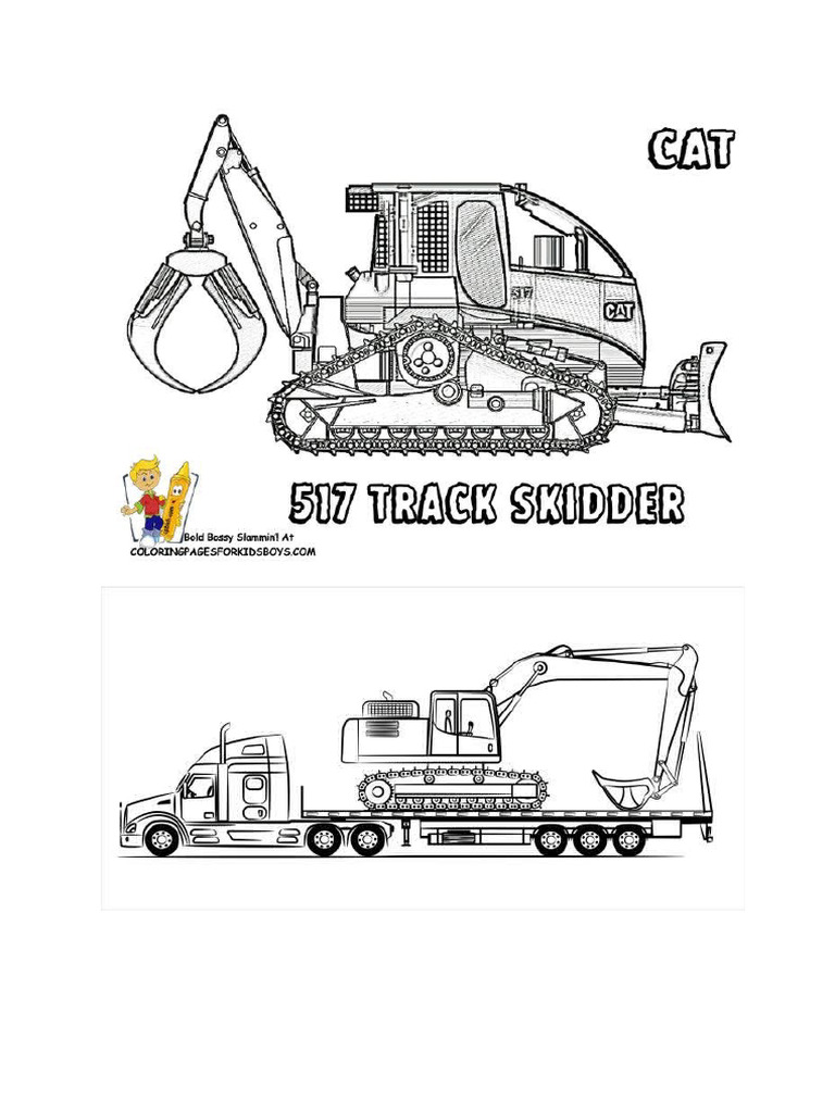 Mewarnai Alat Berat Dan Mobil | PDF
