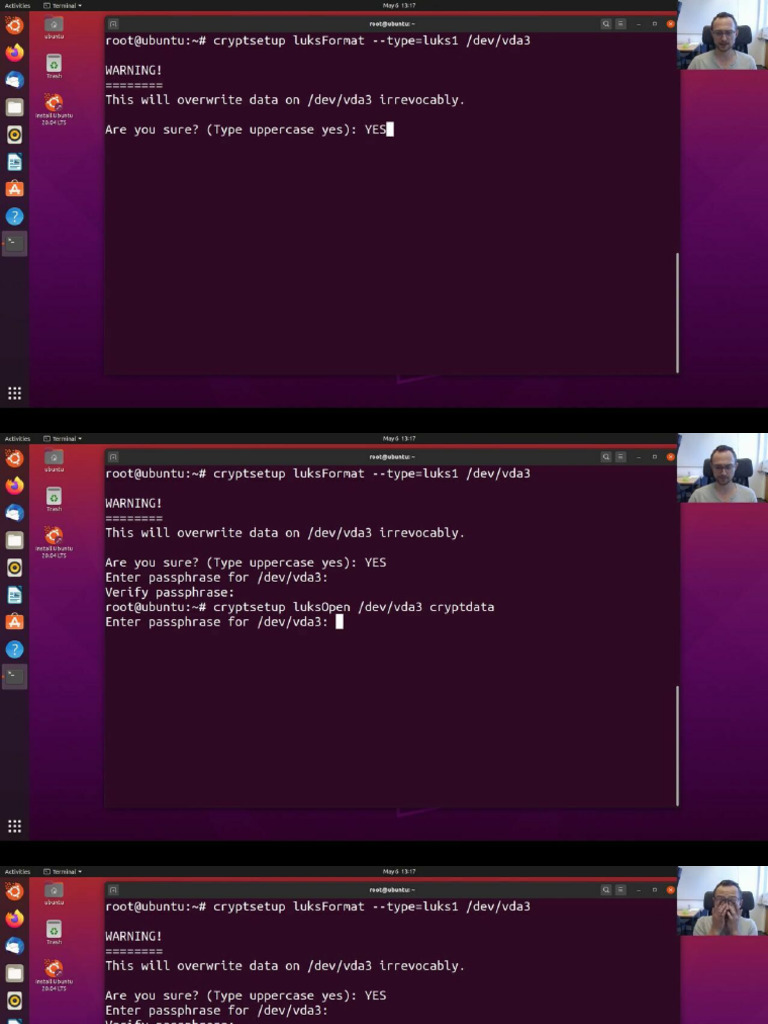 Installing Ubuntu 20.04 BTRFS LUKS Full Disk Encryption Including Boot and Auto-APT Snapshots ...