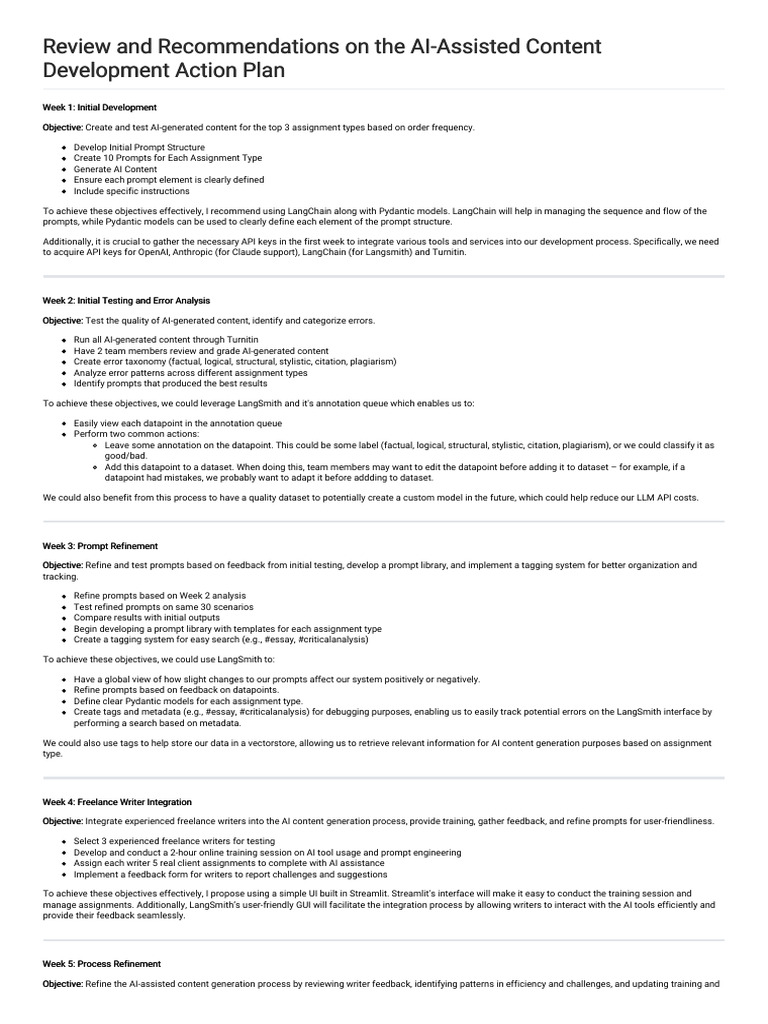 AI Development Action Plan Review (3) | PDF