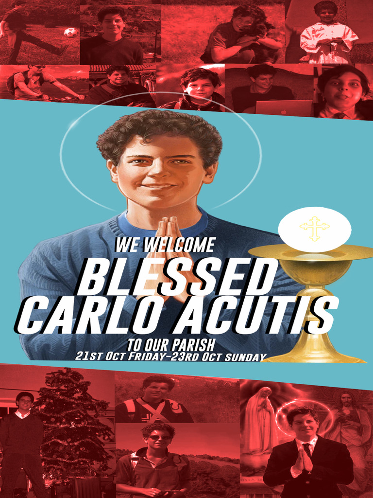 Blessed Carlo Acutis Poster 6x3 FT | PDF