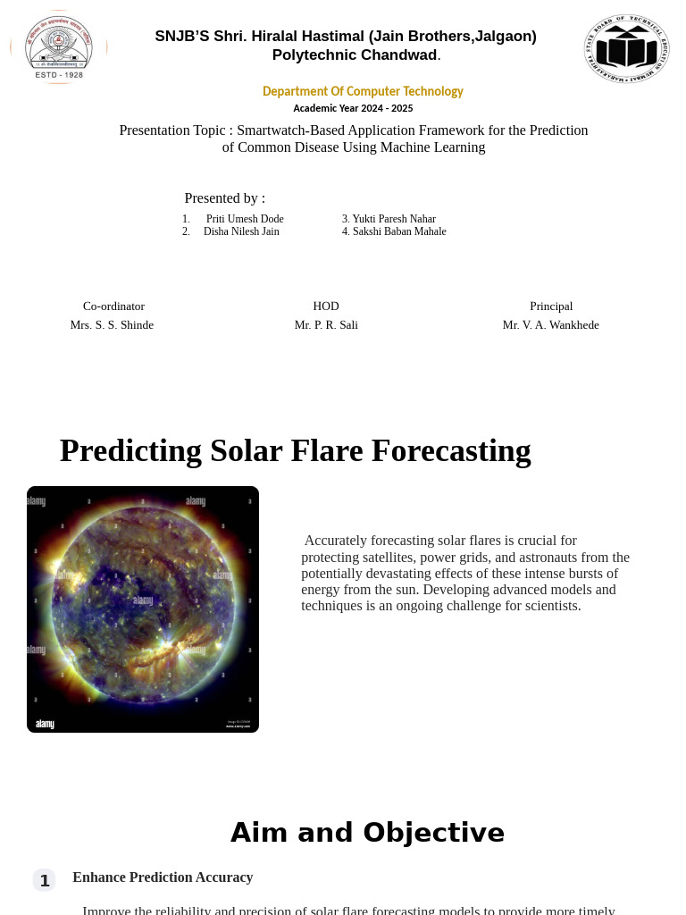 Predicting The Unpredictable Solar Flare Forecasting (1) 1 | PDF