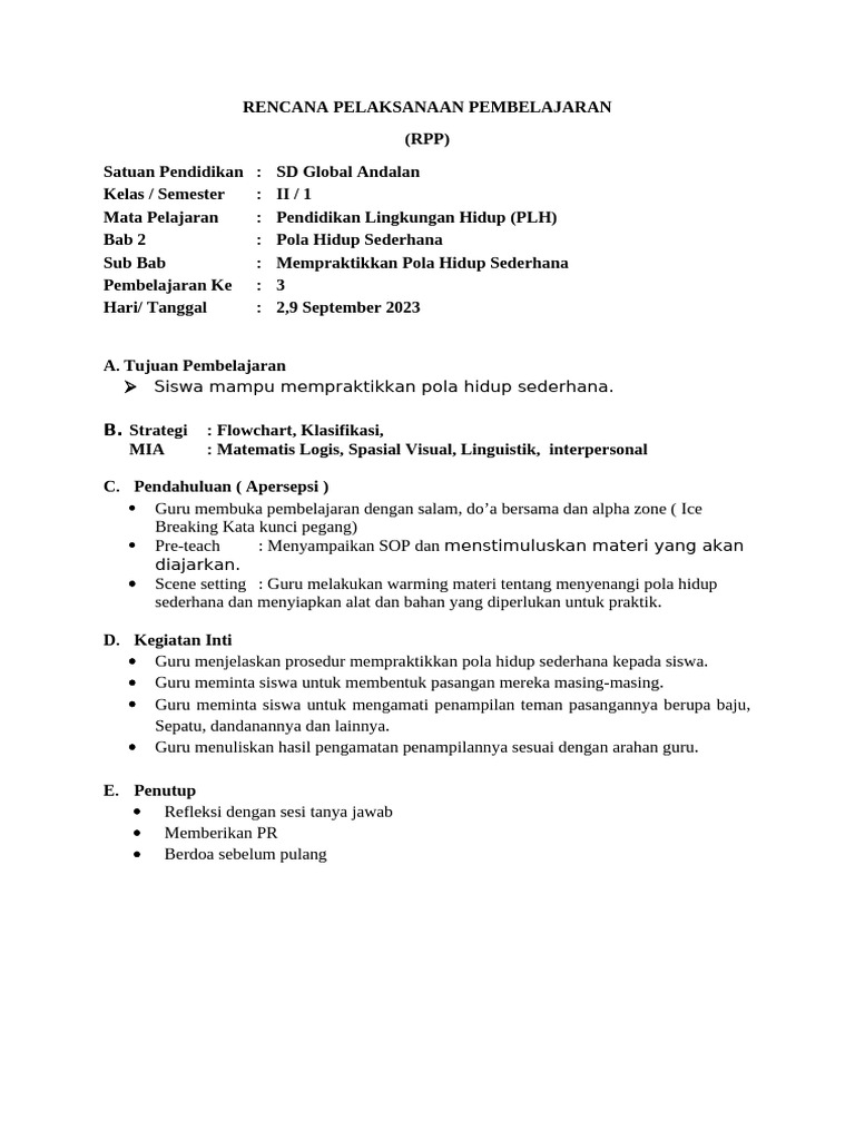 PLH Bab 2 Per 3 | PDF