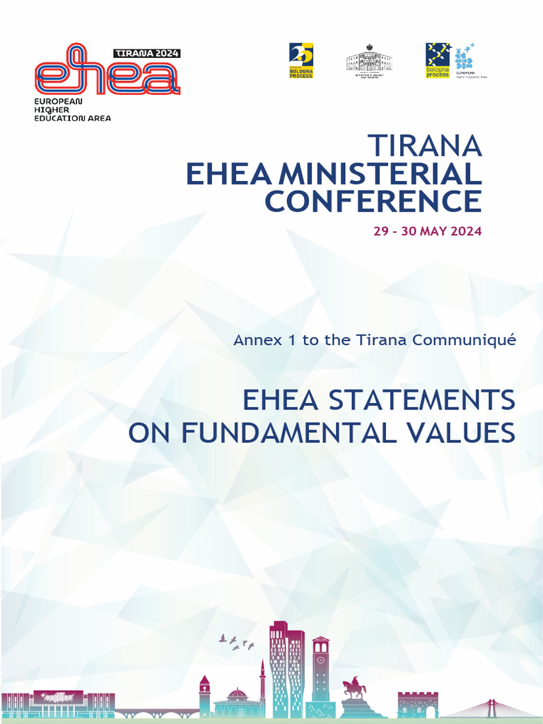 Annex 1 Ehea Statements On Fundamental Values | PDF