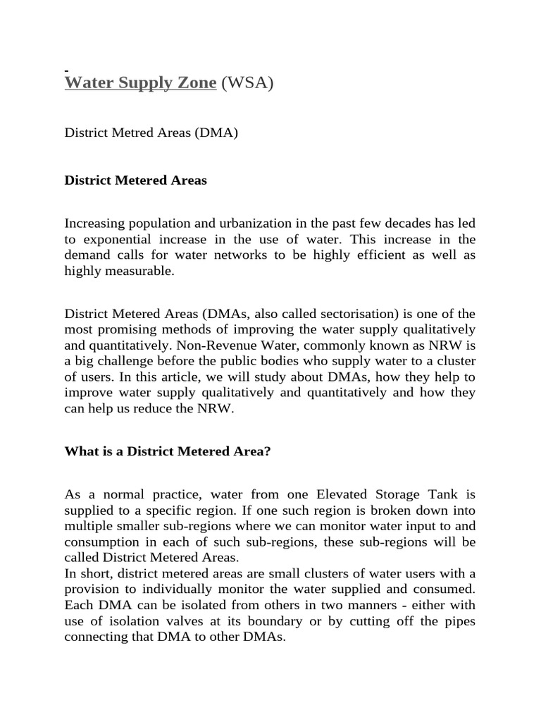 Wsa Dma | PDF