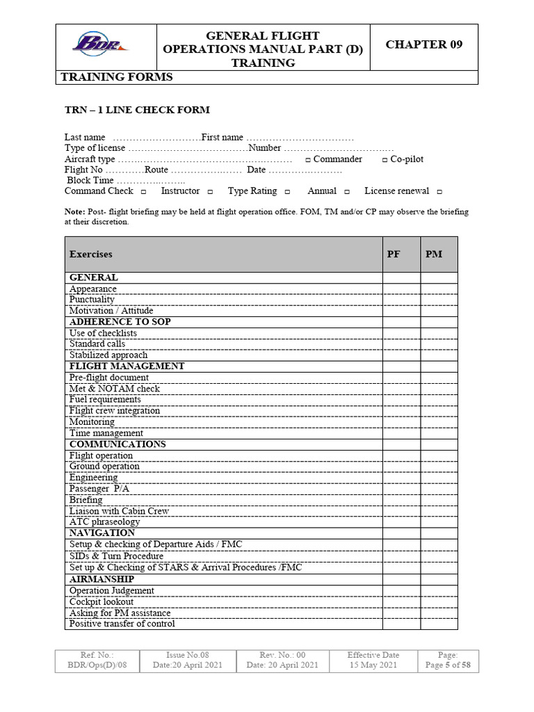 Line Check Form | PDF