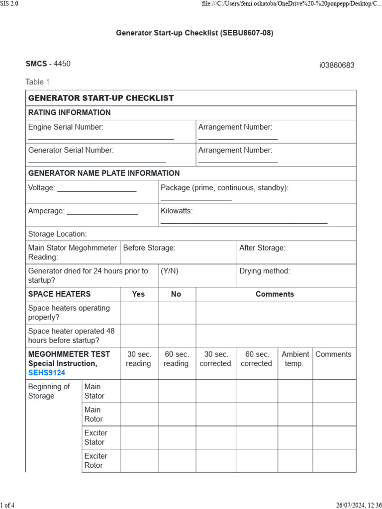 C4.4 Checklist | PDF
