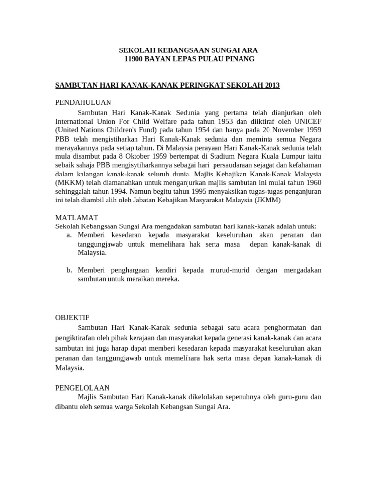 HARI_KANAK-KANAK_sksa | PDF