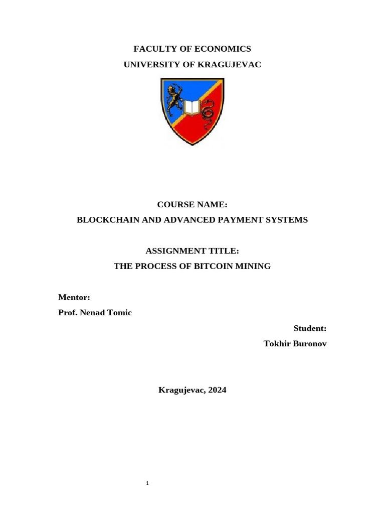Blockchain and Advanced Payment Systems | PDF